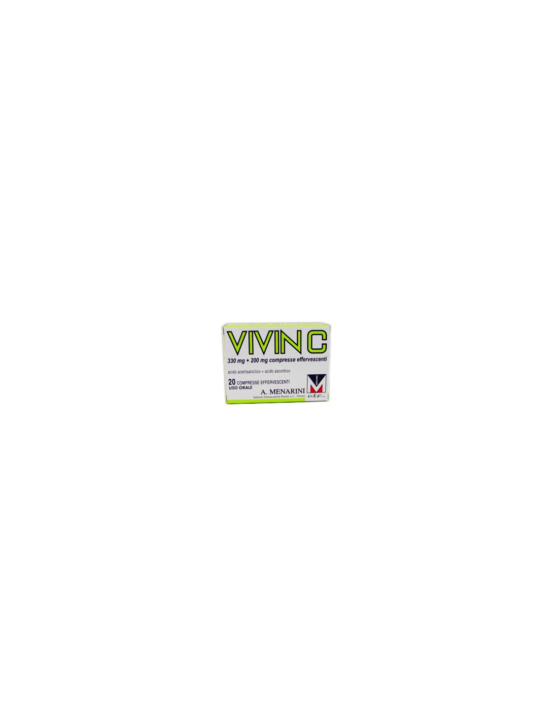 VIVIN C 20CPR EFF 330MG+200MG