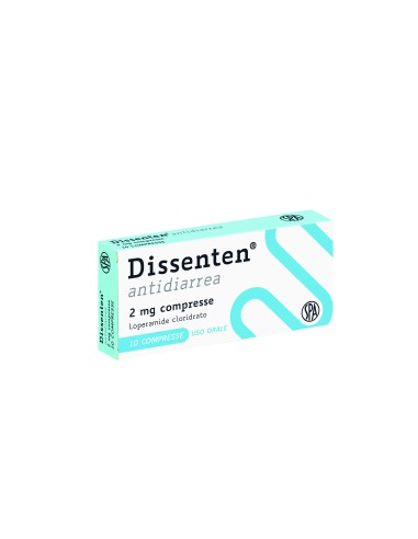 DISSENTEN ANTIDIARREA 10CPR2MG