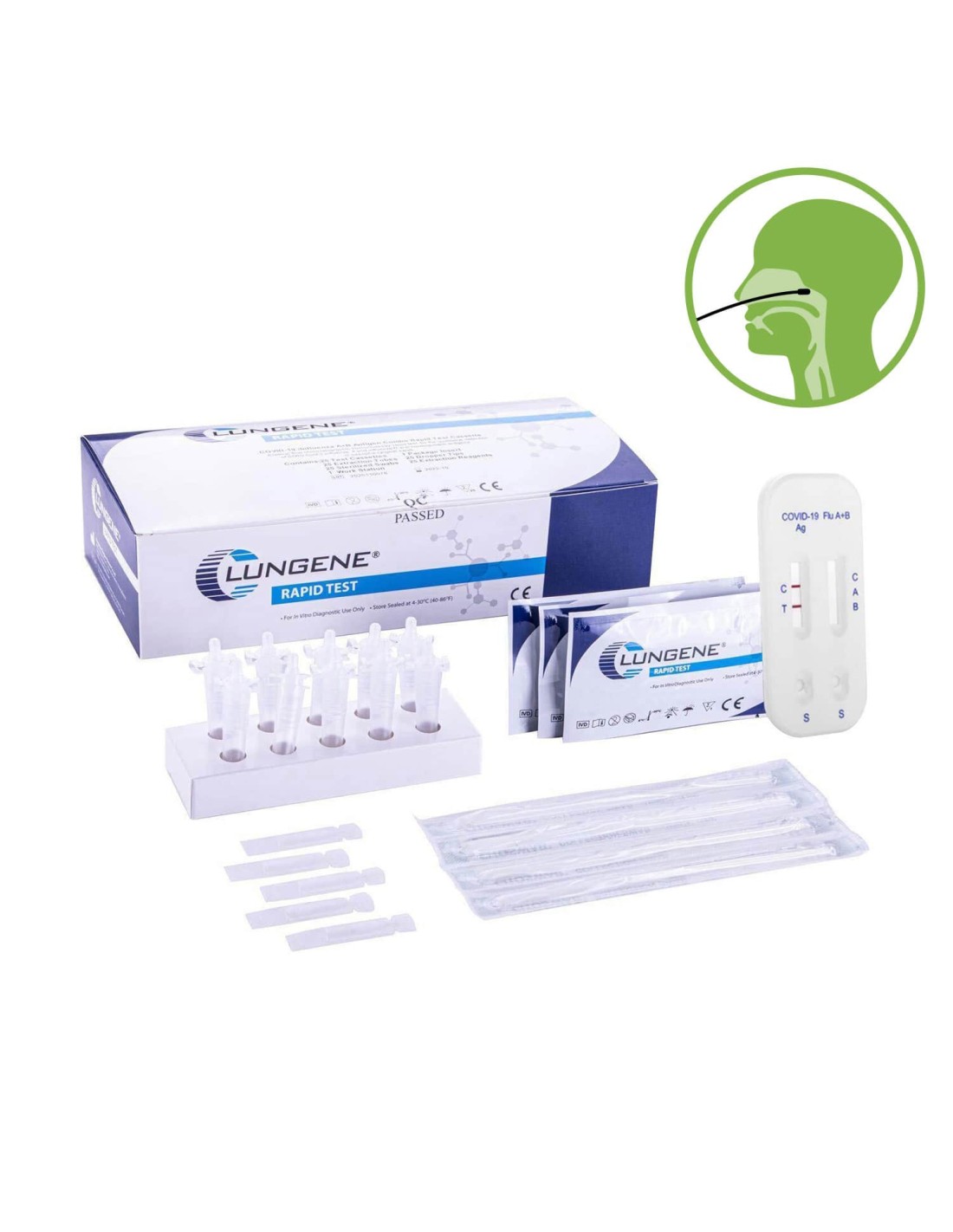 CLUNGENE COVID SARS 25 TEST NASALI PROFESSIONALI