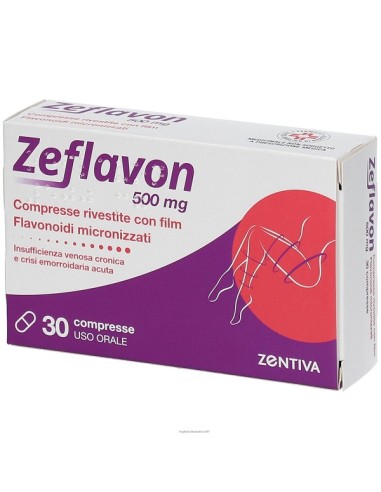 ZEFLAVON 30CPR RIV 500MG