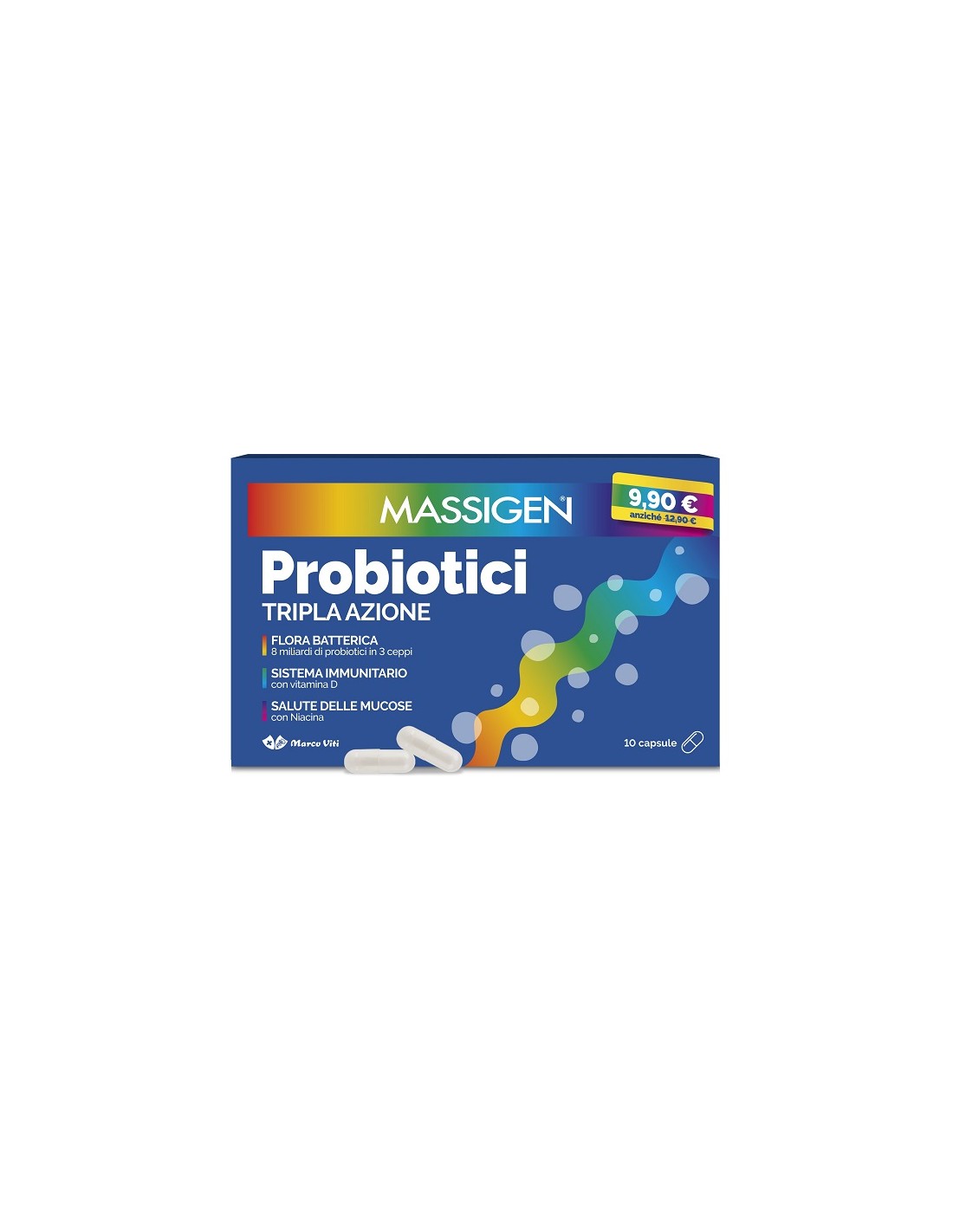 MASSIGEN PROBIOTICS 10CPS 24OS